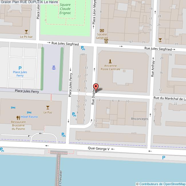 Rue DUPLEIX Le Havre