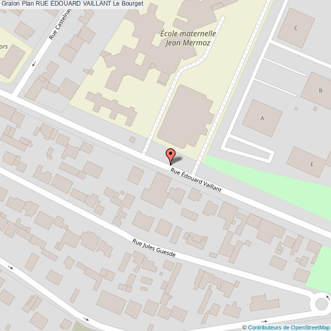 Rue ÉDOUARD VAILLANT Le Bourget