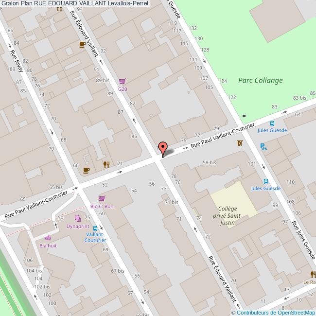 Rue ÉDOUARD VAILLANT Levallois-Perret