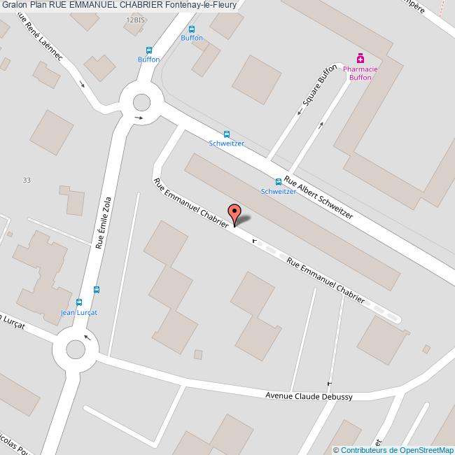 Rue EMMANUEL CHABRIER Fontenay-le-Fleury