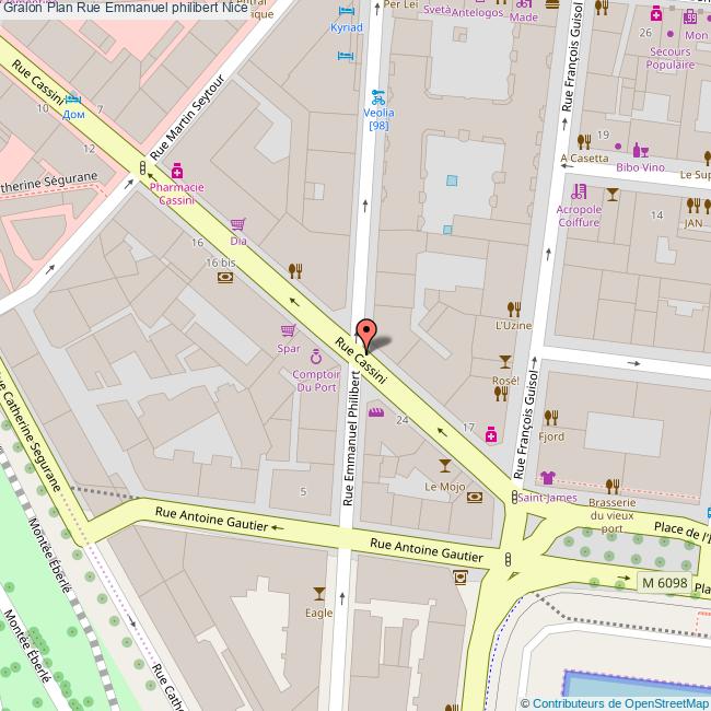 Rue Emmanuel philibert Nice