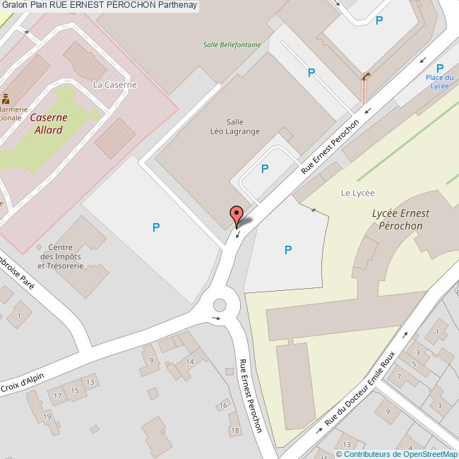 Rue ERNEST PÉROCHON Parthenay