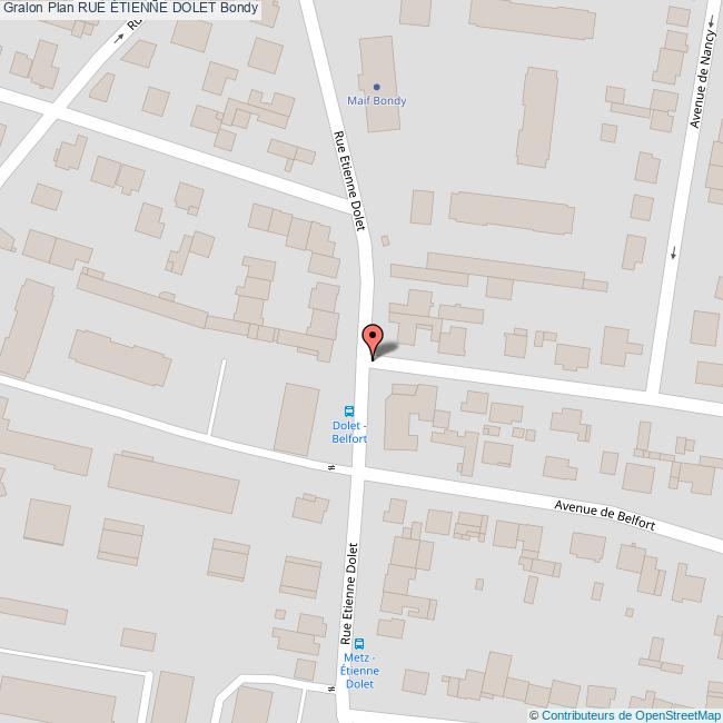 Rue ÉTIENNE DOLET Bondy
