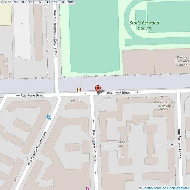 Rue eugene FOURNIERE Paris