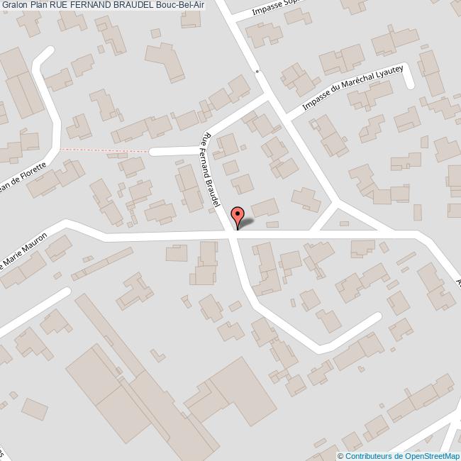 Rue FERNAND BRAUDEL Bouc-Bel-Air