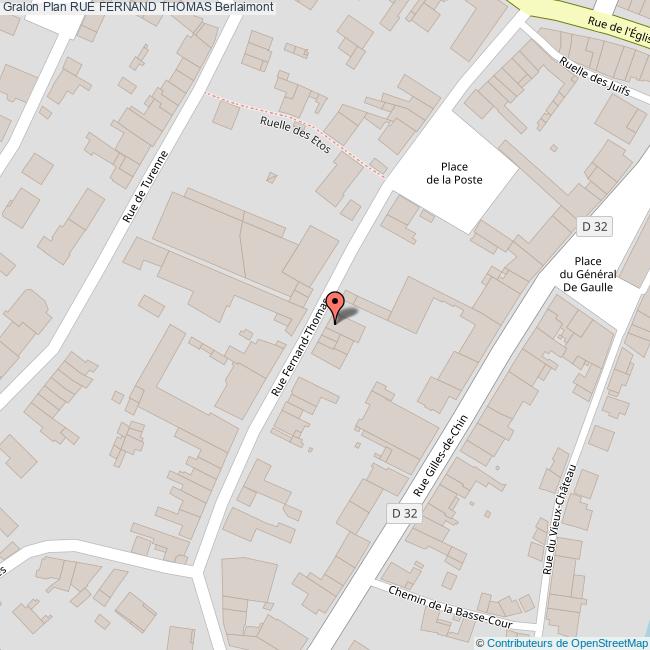 Rue FERNAND THOMAS Berlaimont