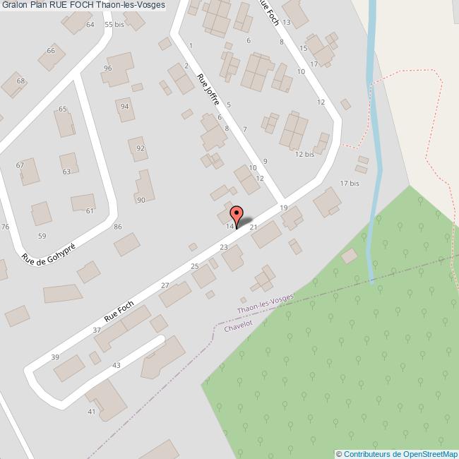 Rue FOCH Thaon-les-Vosges