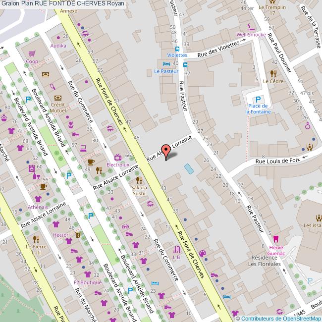 Rue FONT DE CHERVES Royan