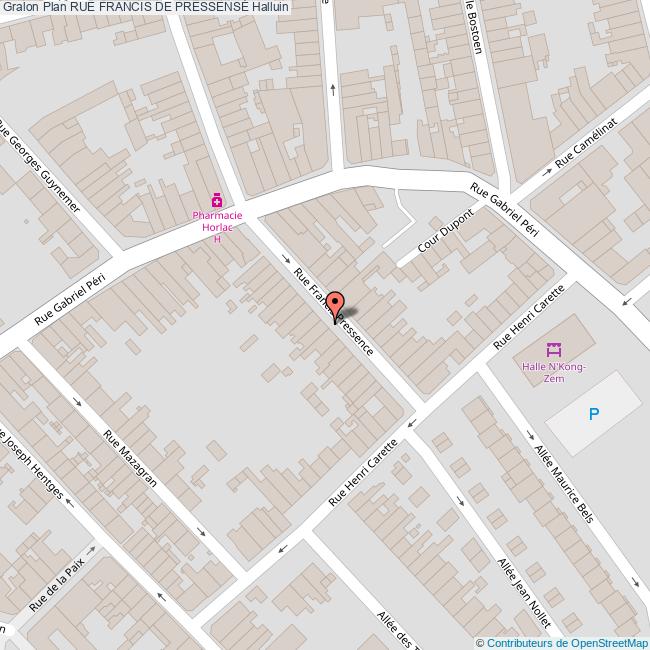Rue FRANCIS DE PRESSENSÉ Halluin