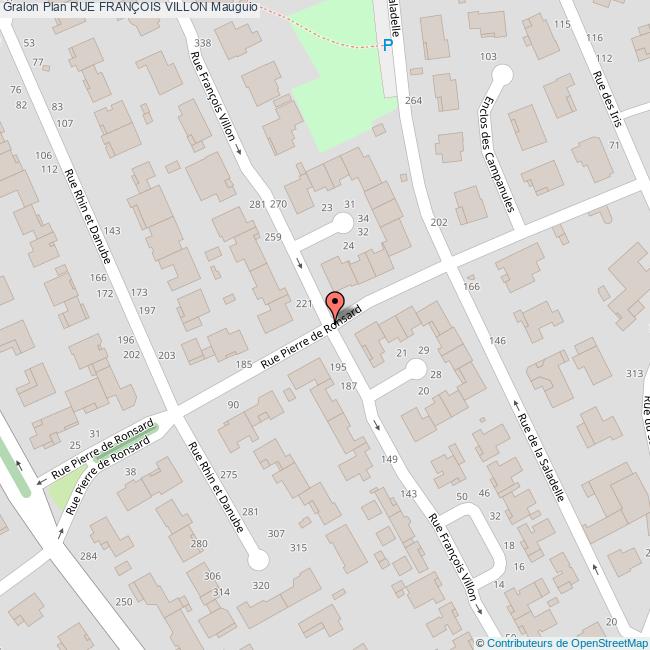 Rue FRANÇOIS VILLON Mauguio