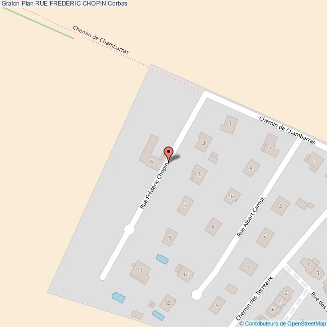 Rue FRÉDÉRIC CHOPIN Corbas