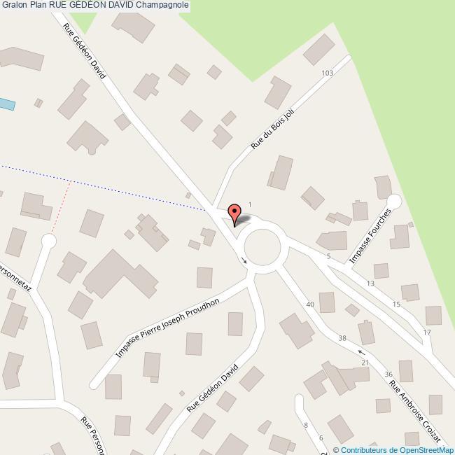 Rue GÉDÉON DAVID Champagnole