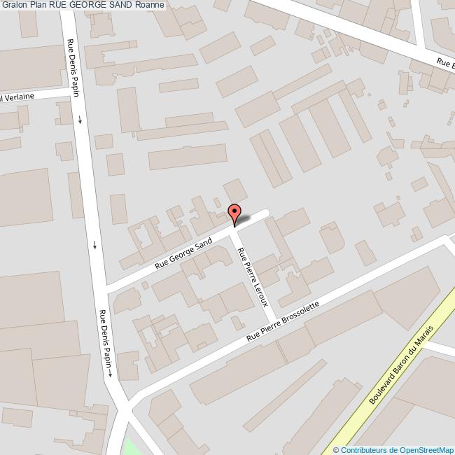 Rue GEORGE SAND Roanne