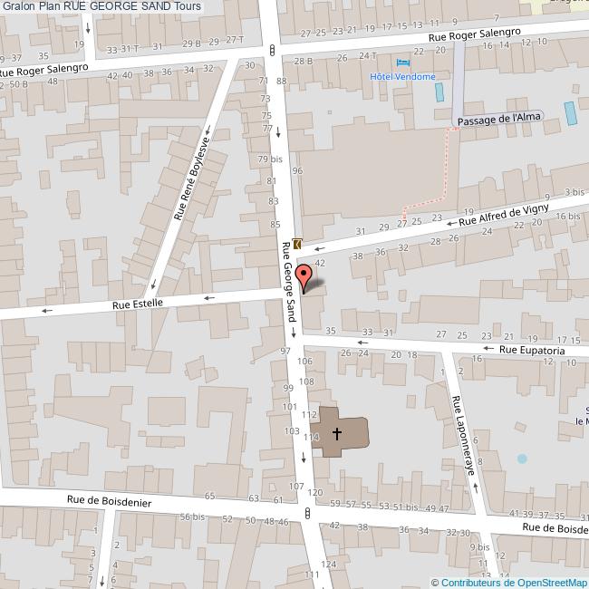 Rue GEORGE SAND Tours