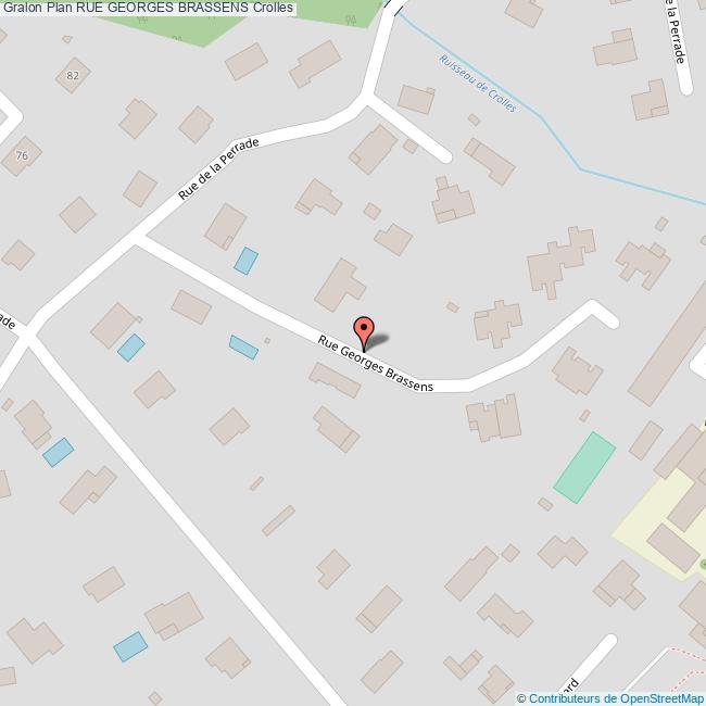 Rue GEORGES BRASSENS Crolles