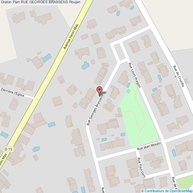 Rue GEORGES BRASSENS Roujan