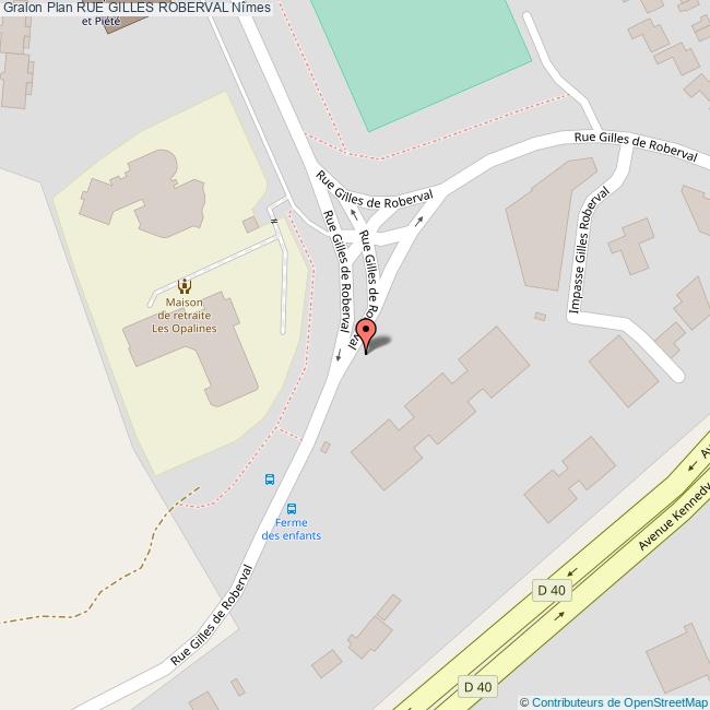 Rue GILLES ROBERVAL Nîmes