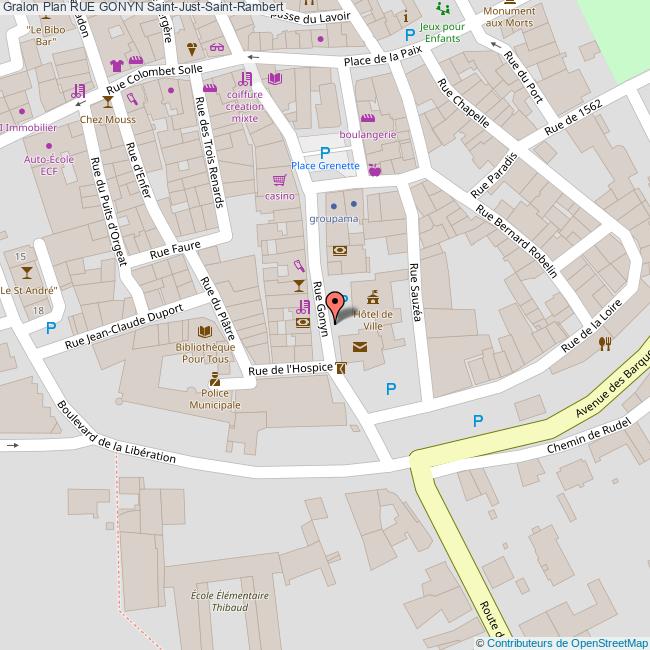 Rue GONYN Saint-Just-Saint-Rambert