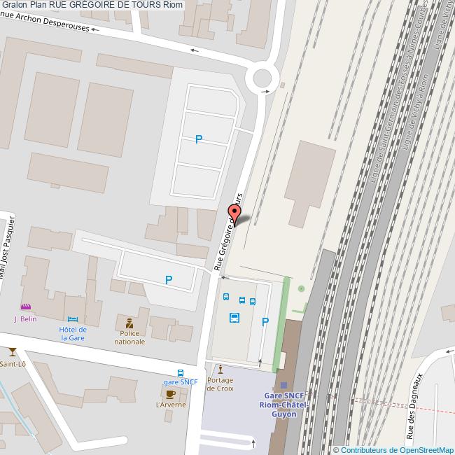 Rue GRÉGOIRE DE TOURS Riom