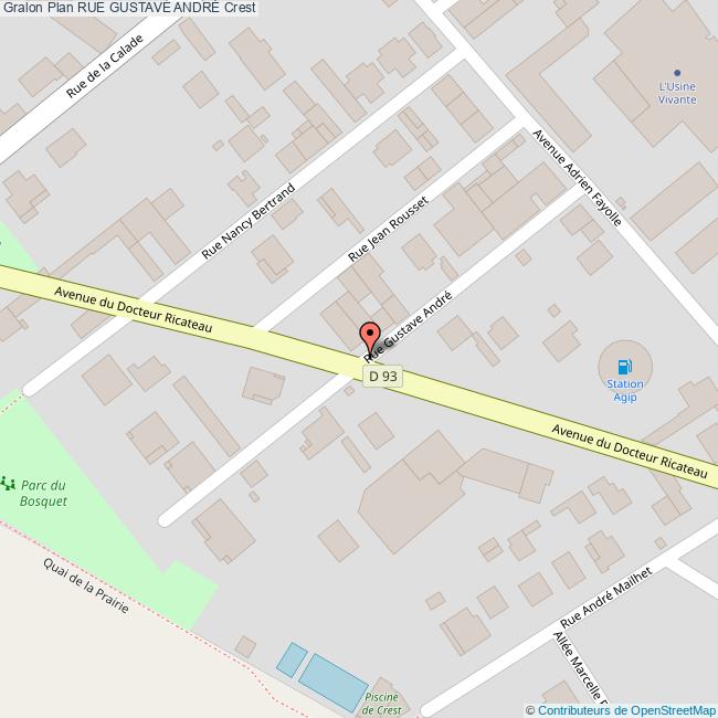 Rue GUSTAVE ANDRÉ Crest