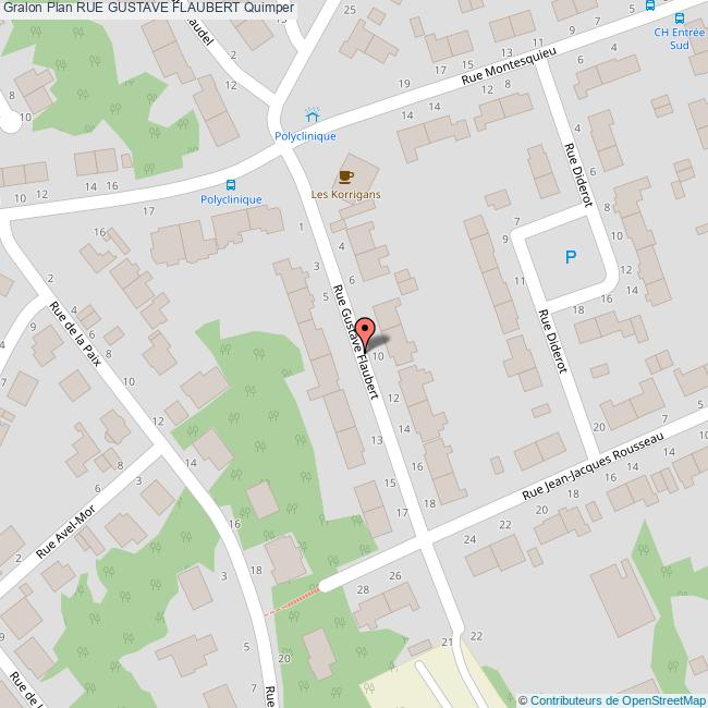 Rue GUSTAVE FLAUBERT Quimper