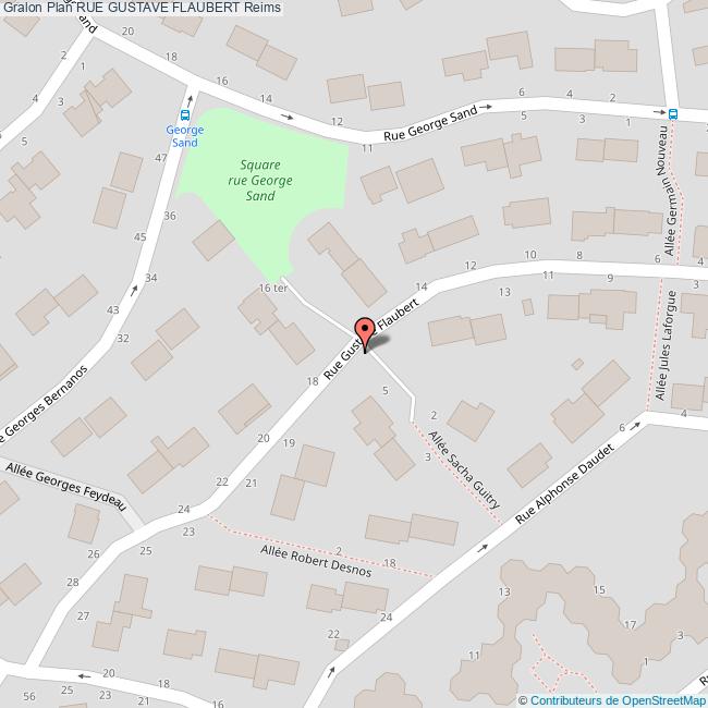 Rue GUSTAVE FLAUBERT Reims