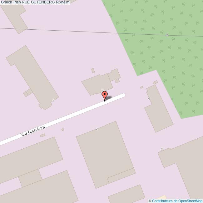Rue GUTENBERG Rixheim