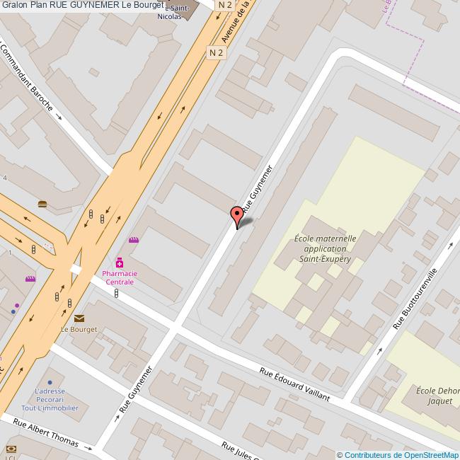 Rue GUYNEMER Le Bourget