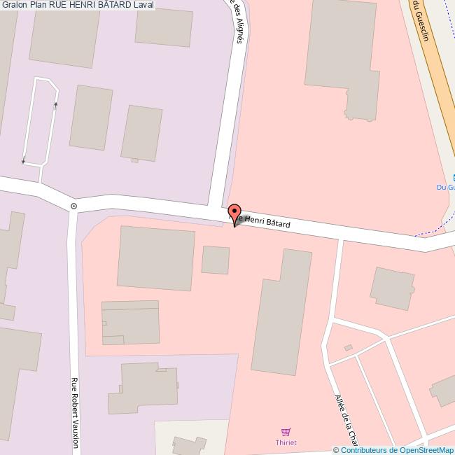 Rue HENRI BÂTARD Laval