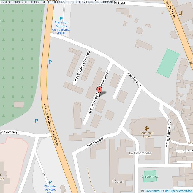 Rue HENRI DE TOULOUSE-LAUTREC Sarlat-la-Canéda