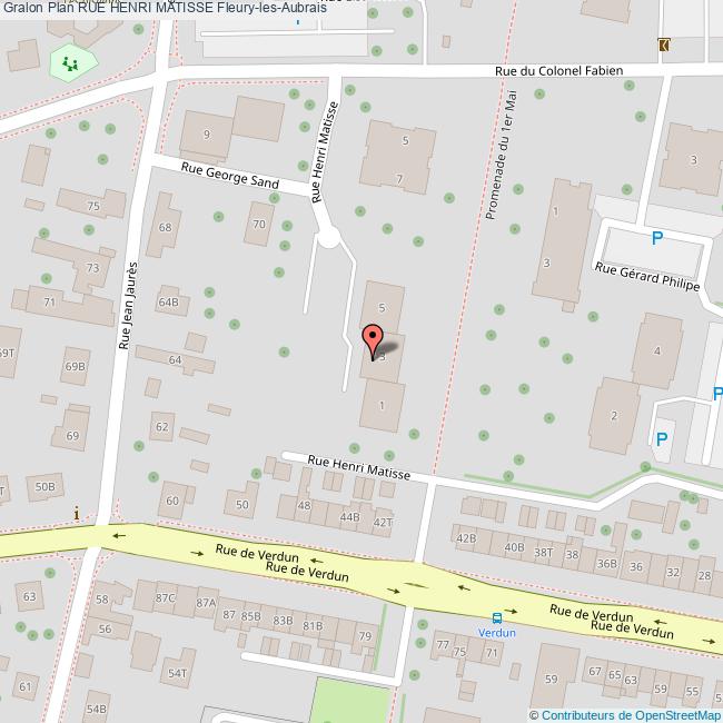 Rue HENRI MATISSE Fleury-les-Aubrais