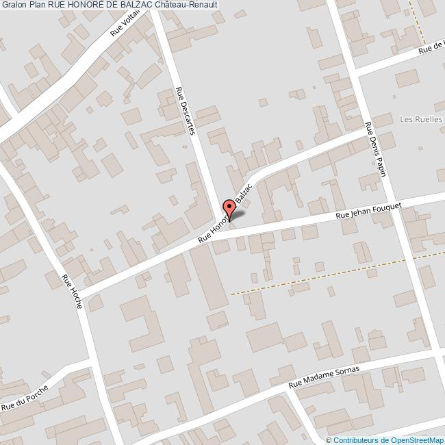Rue HONORÉ DE BALZAC Château-Renault