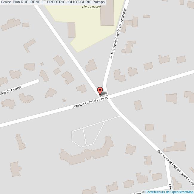 Rue IRÈNE ET FRÉDÉRIC JOLIOT-CURIE Paimpol