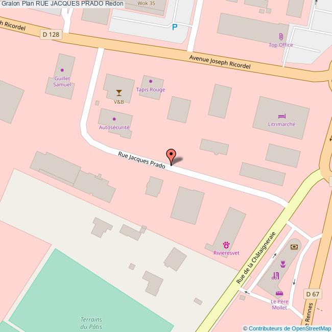 Rue JACQUES PRADO Redon