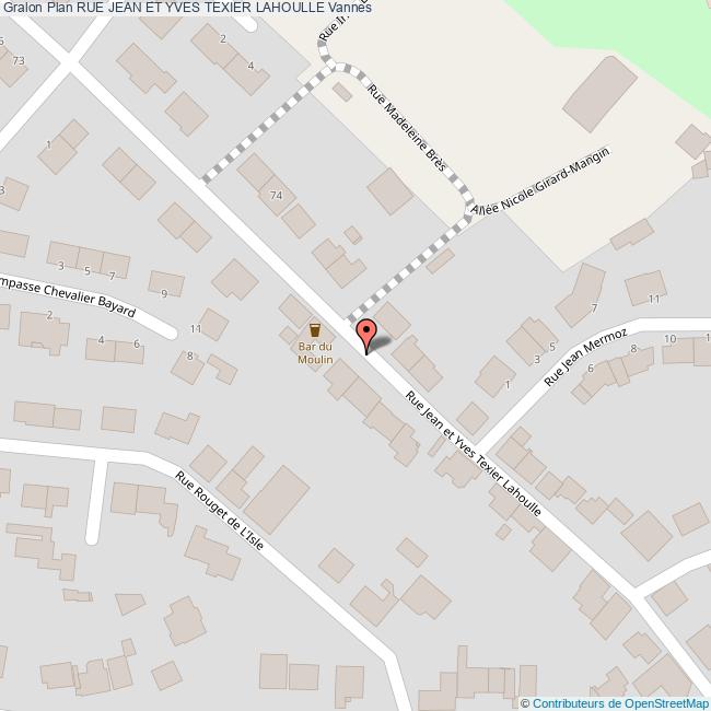 Rue JEAN ET YVES TEXIER LAHOULLE Vannes