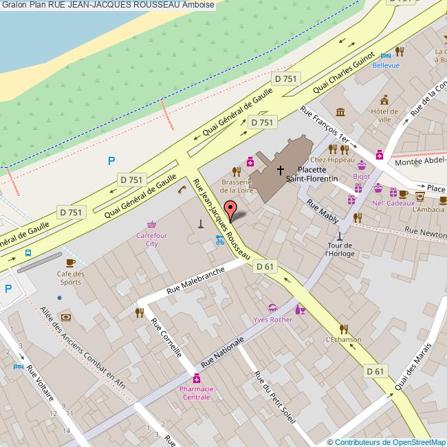 Rue JEAN-JACQUES ROUSSEAU Amboise