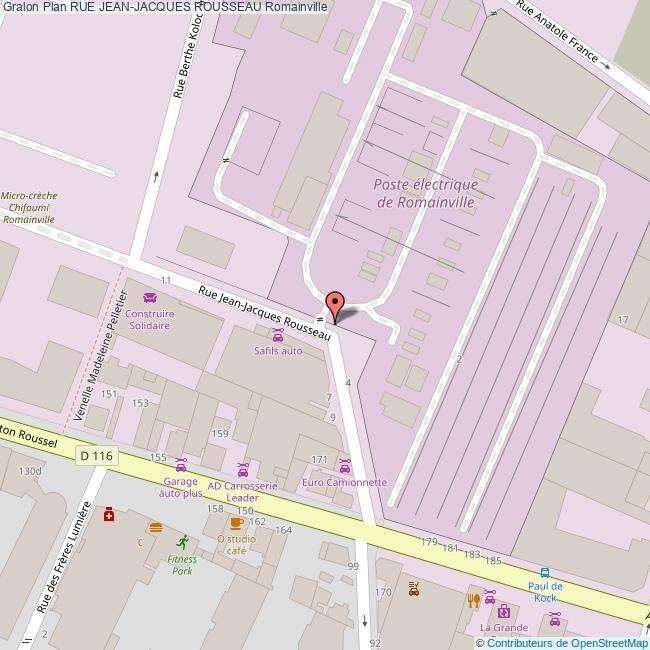 Rue JEAN-JACQUES ROUSSEAU Romainville
