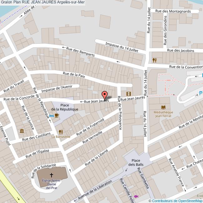 Rue JEAN JAURÈS Argelès-sur-Mer