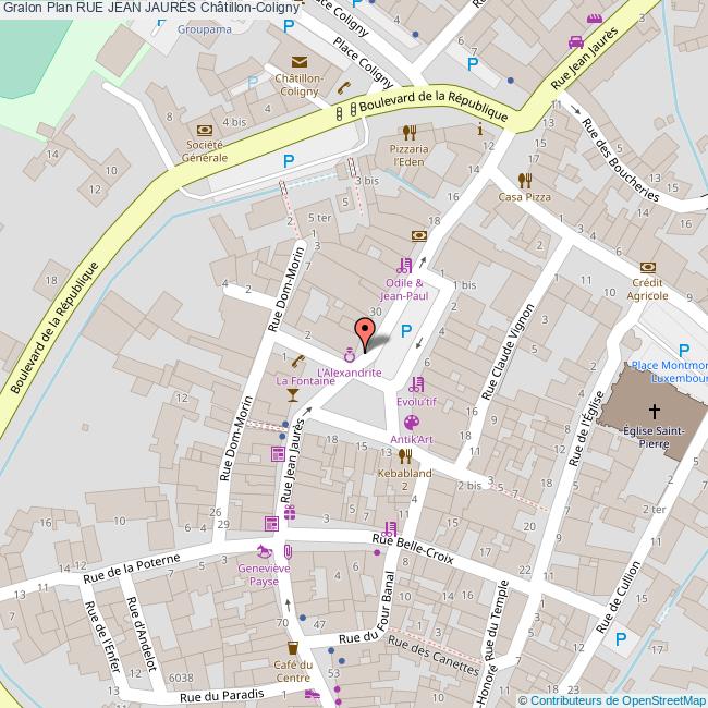 Rue JEAN JAURÈS Châtillon-Coligny