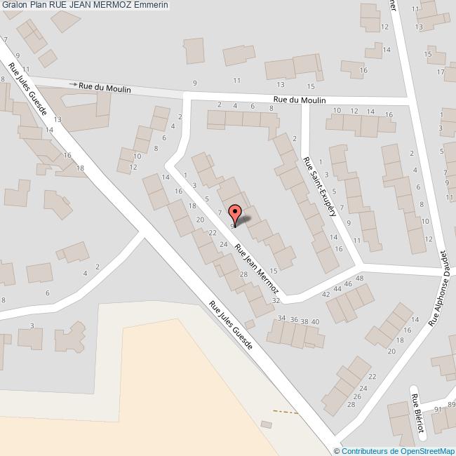 Rue JEAN MERMOZ Emmerin