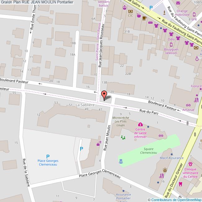 Rue JEAN MOULIN Pontarlier