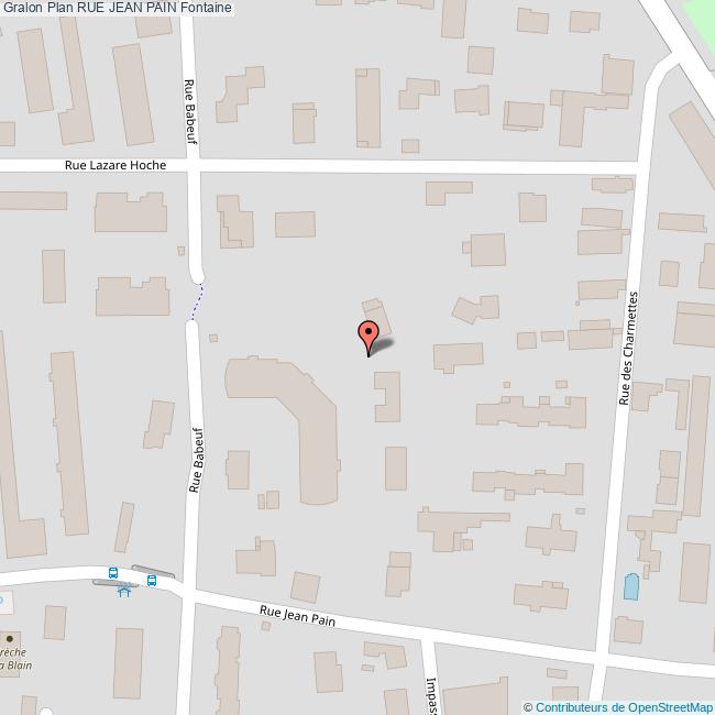 Rue JEAN PAIN Fontaine