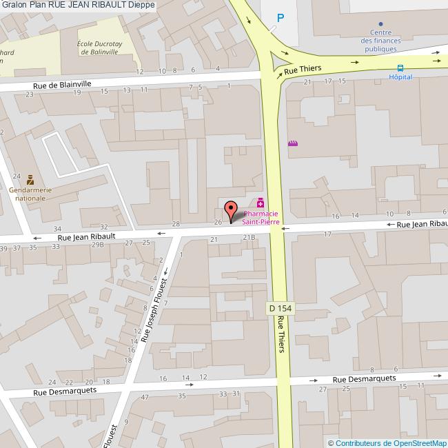 Rue JEAN RIBAULT Dieppe