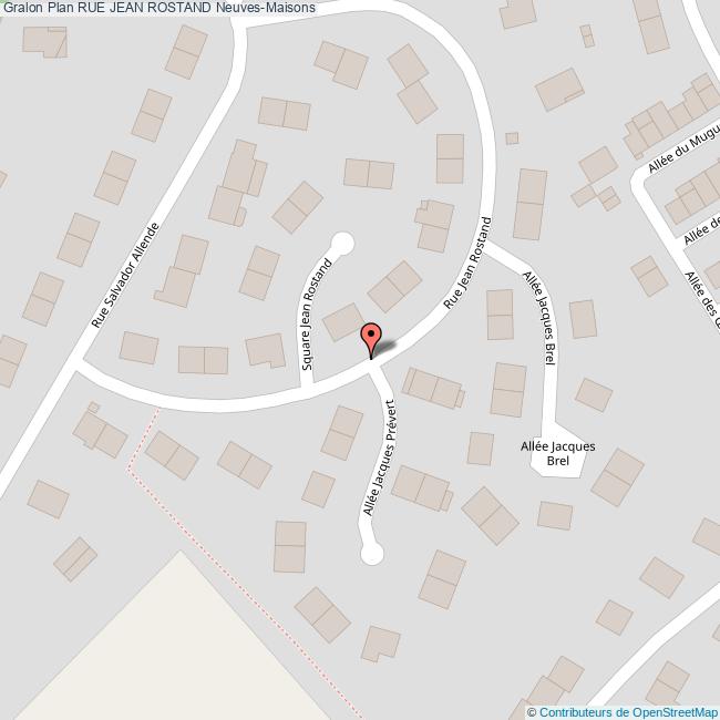 Rue JEAN ROSTAND Neuves-Maisons