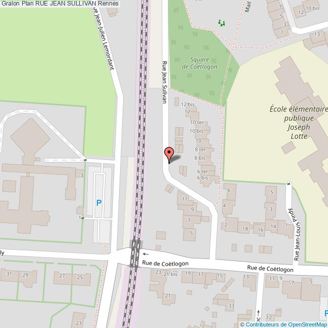 Rue JEAN SULLIVAN Rennes