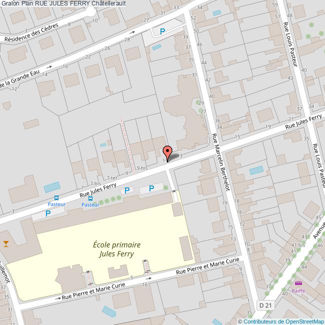 Rue JULES FERRY Châtellerault