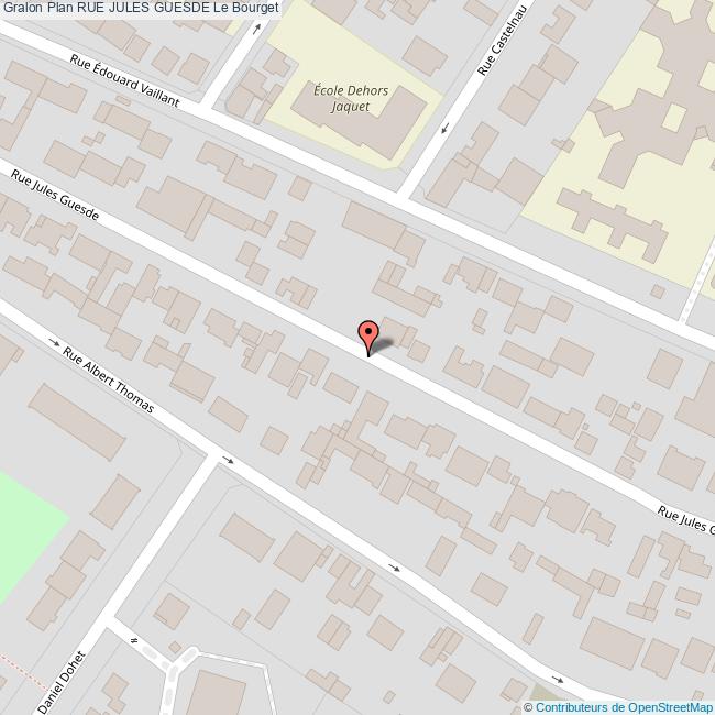 Rue JULES GUESDE Le Bourget
