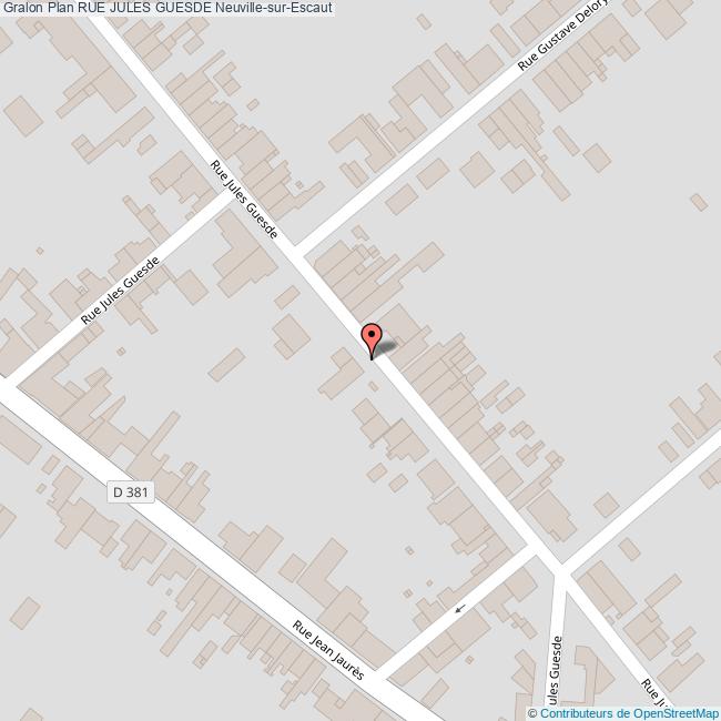 Rue JULES GUESDE Neuville-sur-Escaut