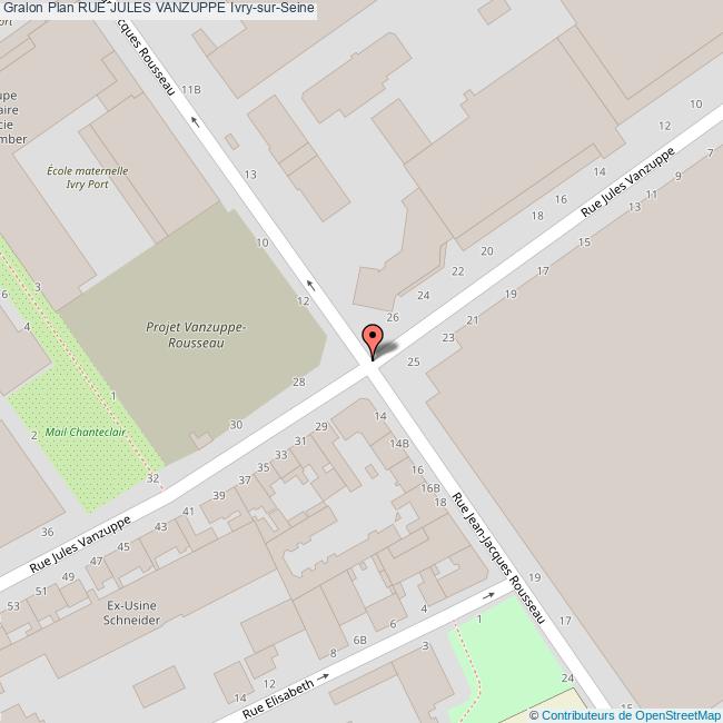 Rue JULES VANZUPPE Ivry-sur-Seine