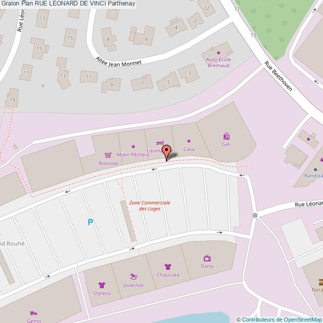 Rue LÉONARD DE VINCI Parthenay